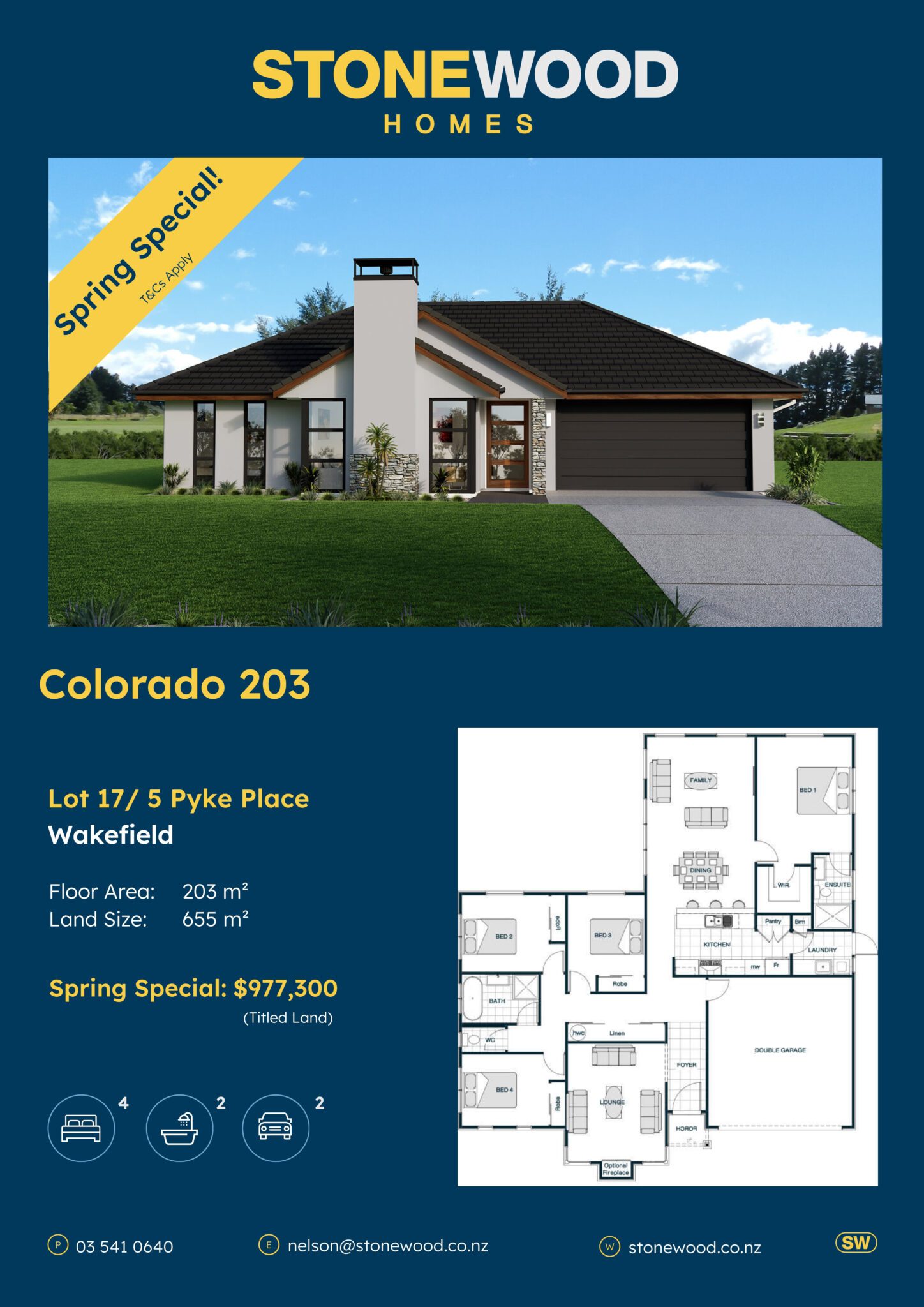 Your Dream Home Awaits - 5 Pyke Place - Stonewood Homes NZ